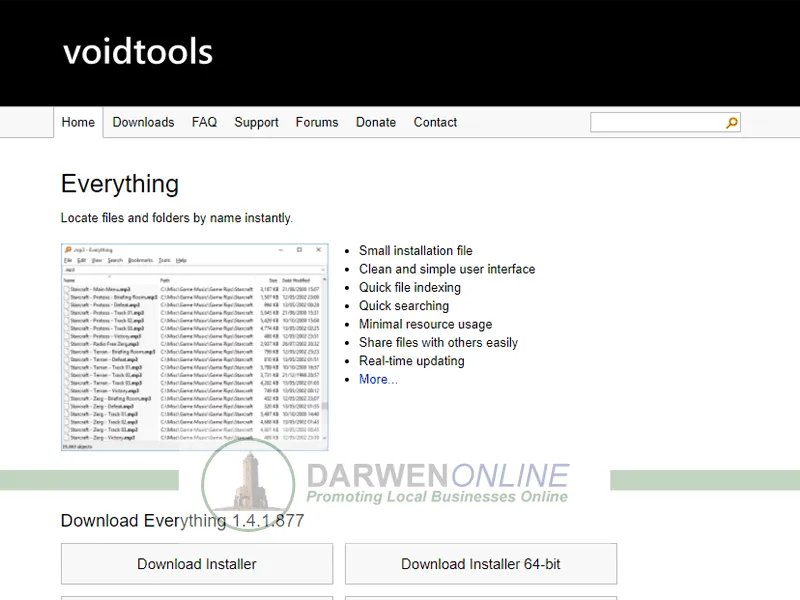 Search Files - Everywhere - Voidtools - UK Digital Marketing Blog