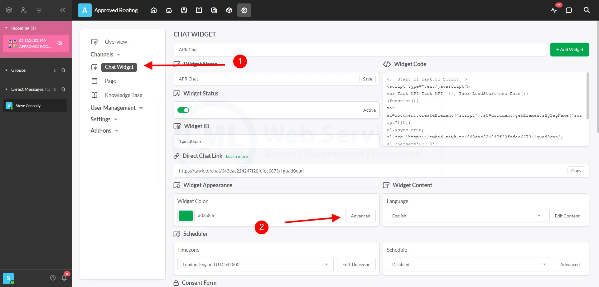 How to change the appearance of the tawk.to chat widget - UK Digital ...