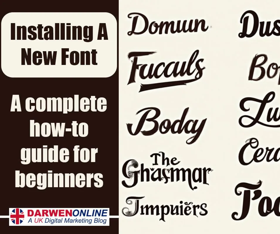How to install fonts on Windows: A how-to guide for beginners - UK ...